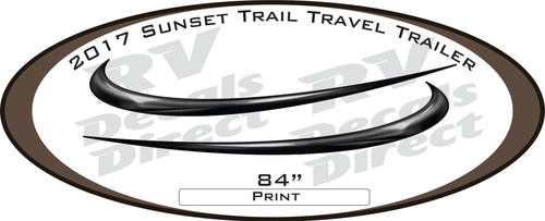2017 Sunset Trail Travel Trailer | RV Decals Direct