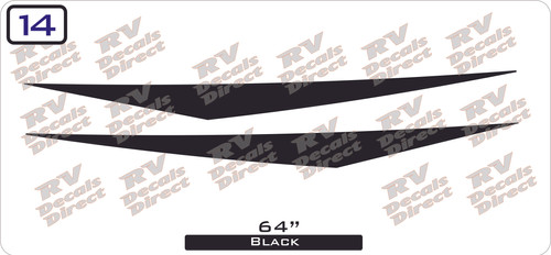 Open Range Highland Ridge Travel Trailer Replacement RV Decals & Graphics