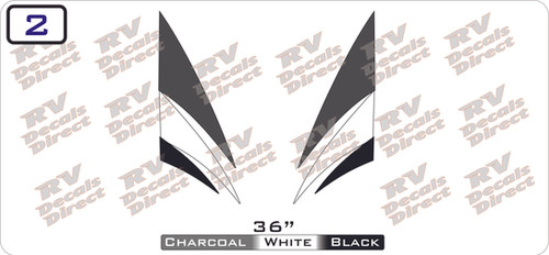 Salem Cruise Forest River Lite Travel Trailer Replacement RV Decals ...