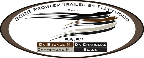 2008 Prowler Travel Trailer | USA - RV Decals Direct