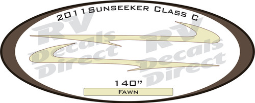 2011 Sunseeker Class C | USA - RV Decals Direct