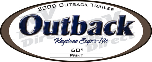 2009 Outback Travel Trailer | RV Decals Direct