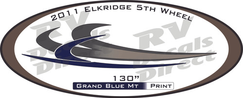 Elkridge Heartland 5th Wheel Replacement RV Decals & Graphics