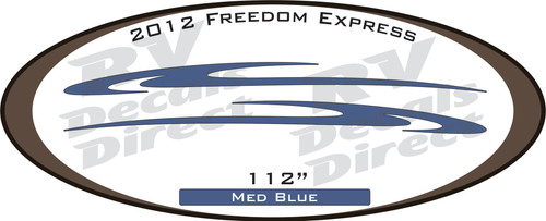 2012 Freedom Express Travel Trailer | RV Decals Direct