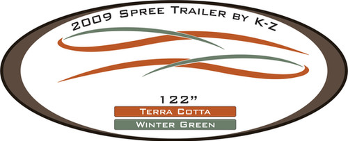 2009 Spree Travel Trailer | RV Decals Direct