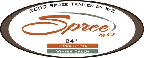 2009 Spree Travel Trailer | RV Decals Direct