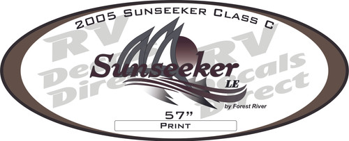 Sunseeker Forest River Class C Replacement RV Decals & Graphics