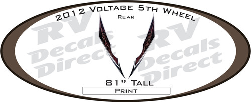 2012 Voltage 5th Wheel | RV Decals Direct