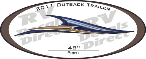 Outback Keystone Travel Trailer Replacement RV Decals & Graphics