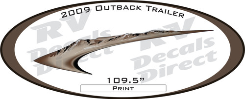 2009 Outback Travel Trailer | RV Decals Direct