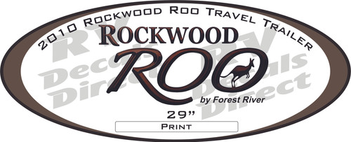 Rockwood Forest River Travel Trailer Replacement RV Decals & Graphics