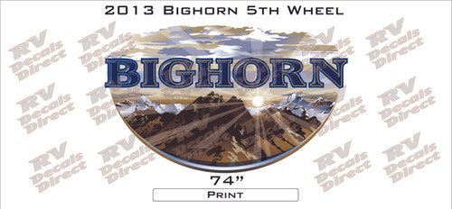Bighorn Silverado Heartland 5th Wheel Replacement RV Decals & Graphics