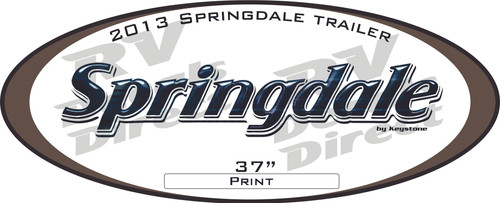 Springdale Keystone Travel Trailer Replacement RV Decals & Graphics