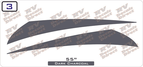 Blue Ridge Forest River 5th Wheel Replacement RV Decals & Graphics