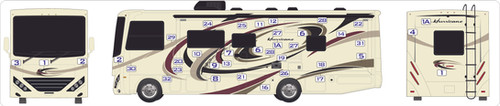 Hurricane Thor Replacement RV Decals & Graphics