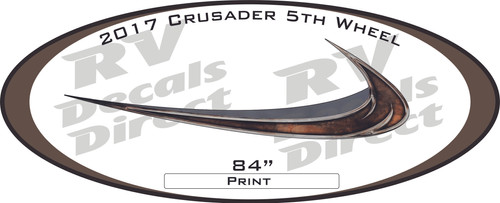 Crusader Prime Time 5th Wheel Replacement RV Decals & Graphics