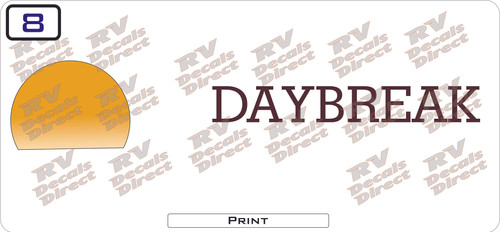 Damon Daybreak Thor Replacement RV Decals & Graphics