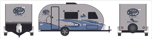 R Pod Forest River Travel Trailer Replacement RV Decals & Graphics