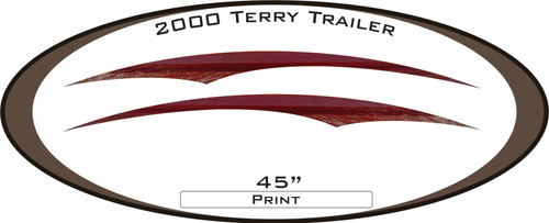 2000 Terry Travel Trailer | USA - RV Decals Direct