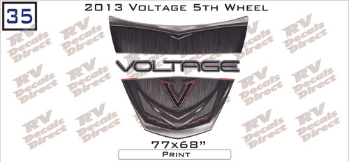 Voltage Dutchmen 5th Wheel Replacement RV Decals & Graphics