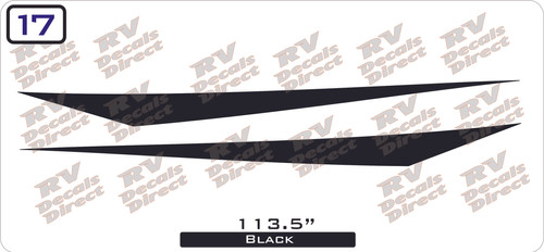 Fuzion Keystone 5th Wheel Replacement RV Decals & Graphics