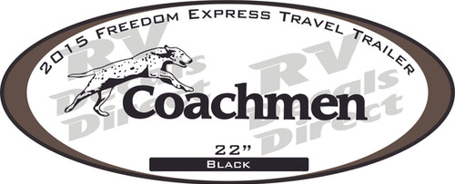 Freedom Express Coachmen Travel Trailer Replacement RV Decals & Graphics