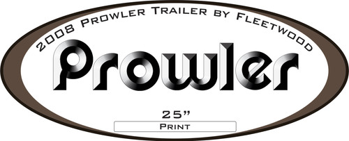 2008 Prowler Travel Trailer | USA - RV Decals Direct