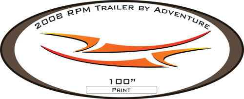 2008 RPM Travel Trailer | RV Decals Direct