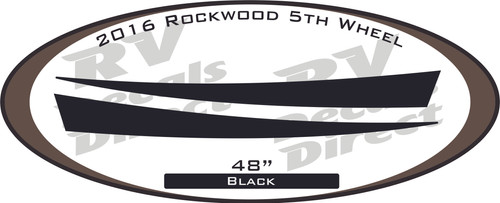 Rockwood Forest River 5th Wheel Replacement RV Decals & Graphics