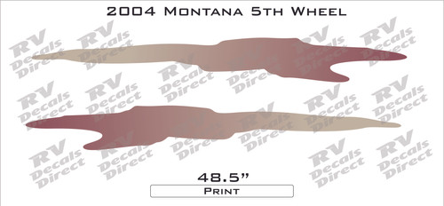 Montana Keystone 5th Wheel Replacement RV Decals & Graphics