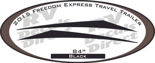 Freedom Express Coachmen Travel Trailer Replacement RV Decals & Graphics