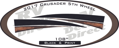 Crusader Prime Time 5th Wheel Replacement RV Decals & Graphics