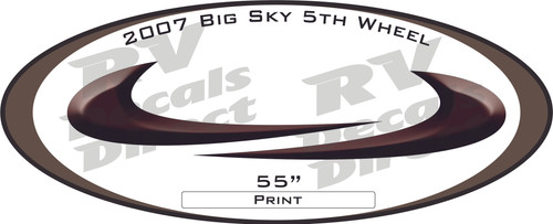 Big Sky Keystone 5th Wheel Replacement RV Decals & Graphics