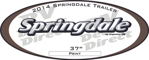 Springdale Keystone Travel Trailer Replacement RV Decals & Graphics