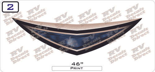 Bullet Keystone Travel Trailer Replacement RV Decals & Graphics