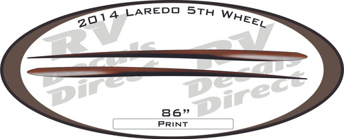 Laredo Keystone 5th Wheel/Travel Trailer Replacement RV Decals & Graphics