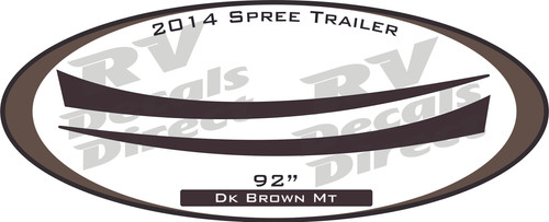 Spree KZ Travel Trailer Replacement RV Decals & Graphics