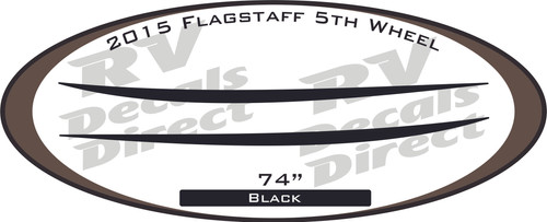 Flagstaff Forest River 5th Wheel Replacement RV Decals & Graphics
