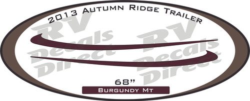 Autumn Ridge Starcraft Travel Trailer Replacement RV Decals & Graphics