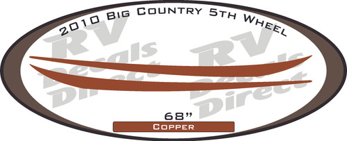 Big Country Heartland 5th Wheel Replacement RV Decals & Graphics