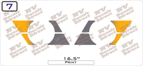 Fuzion Keystone 5th Wheel Replacement RV Decals & Graphics