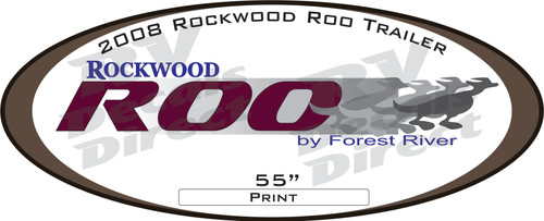 2008 Rockwood Roo Travel Trailer | RV Decals Direct