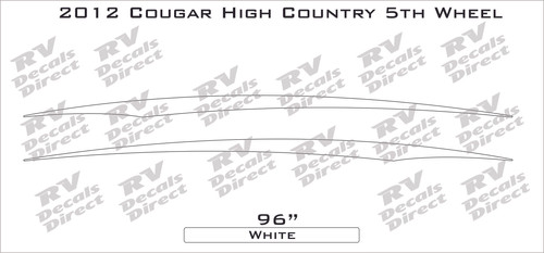 Cougar High Country Keystone 5th Wheel Replacement RV Decals & Graphics