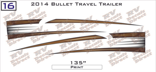 Bullet Keystone Travel Trailer Replacement RV Decals & Graphics