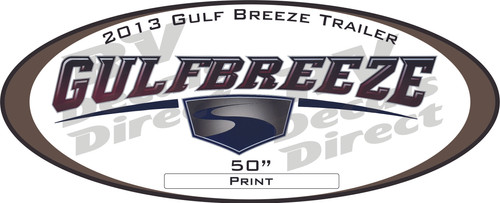 Gulf Breeze Gulf Stream Travel Trailer Replacement RV Decals & Graphics