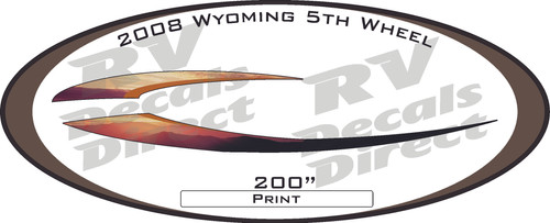 Wyoming Coachmen 5th Wheel Replacement RV Decals & Graphics