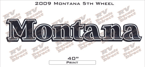 Montana Keystone 5th Wheel Replacement RV Decals & Graphics