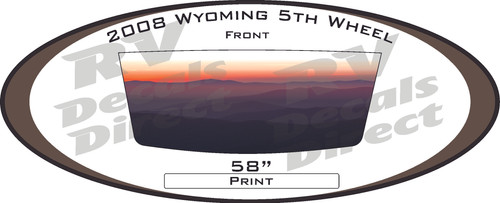 Wyoming Coachmen 5th Wheel Replacement RV Decals & Graphics