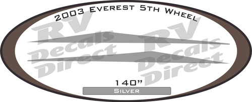 Everest Keystone 5th Wheel Replacement RV Decals & Graphics
