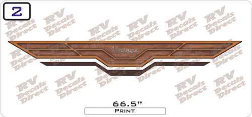 Vintage Cruiser Gulfstream Travel Trailer Replacement RV Decals & Graphics